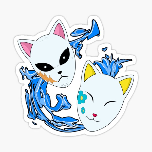 "Sabito and Makomo" Sticker for Sale by JCalvert-Design | Redbubble