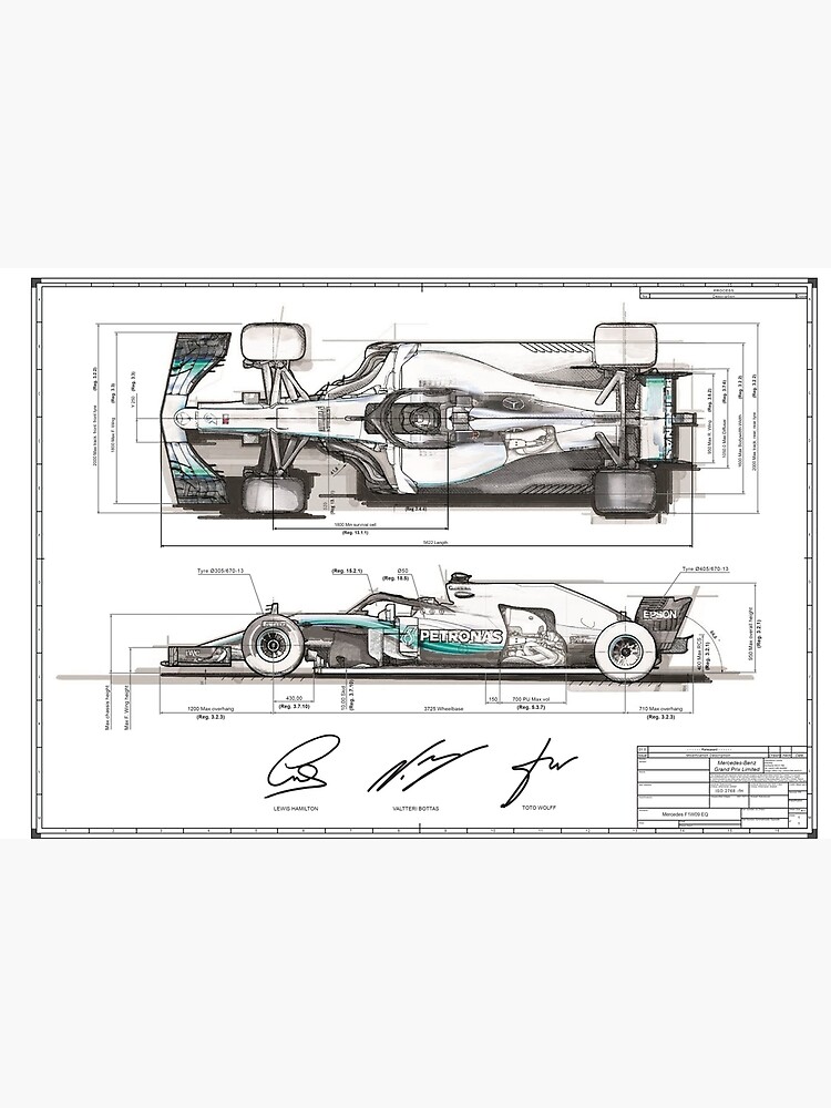"F1 blueprint 2022" Poster for Sale by mehdinovish | Redbubble
