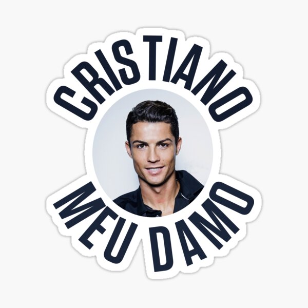 "Cristiano Meu Damo" Sticker by anafilipal | Redbubble
