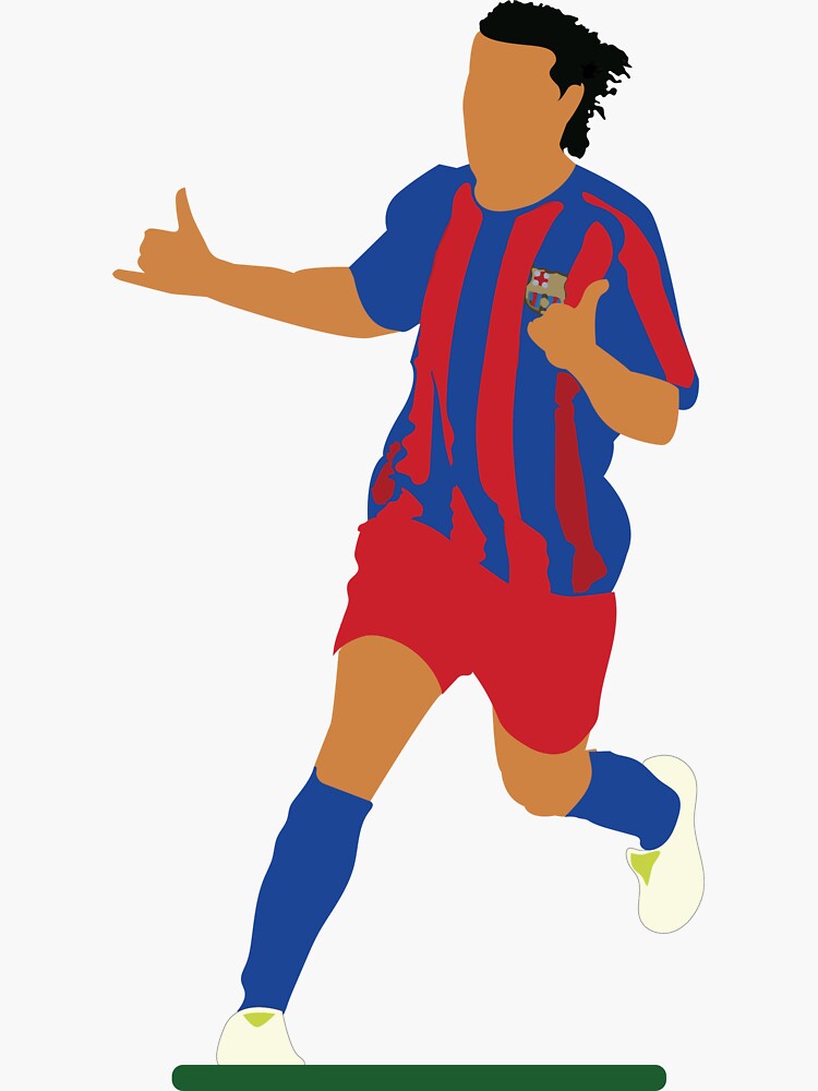 "Ronaldinho" Sticker by zupermanek | Redbubble