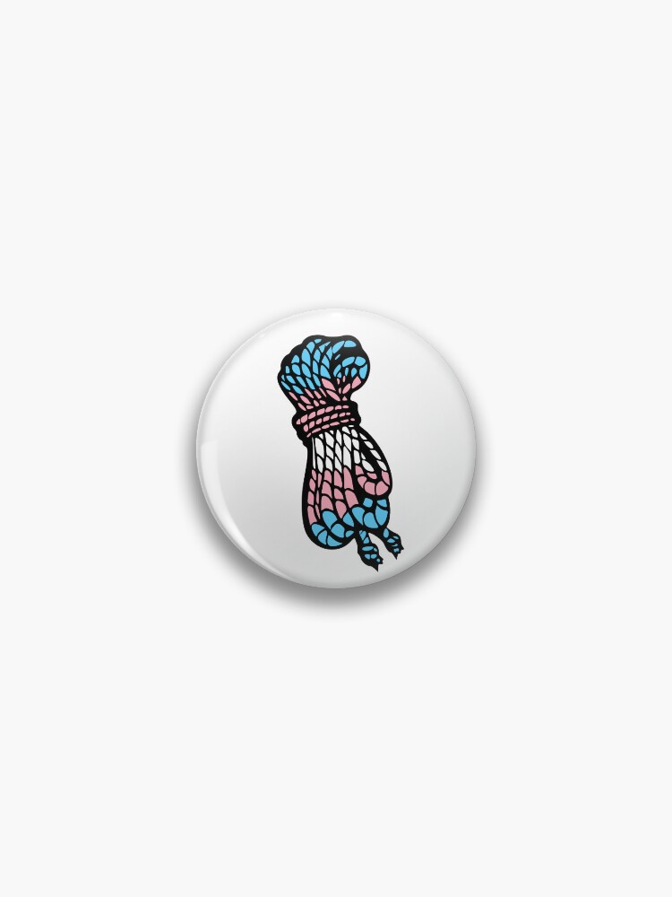 "Transgender Shibari Rope Bundle" Pin for Sale by hey-howl | Redbubble
