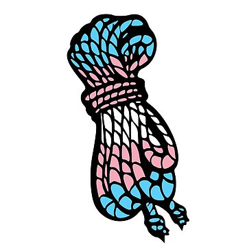 "Transgender Shibari Rope Bundle" Pin for Sale by hey-howl | Redbubble