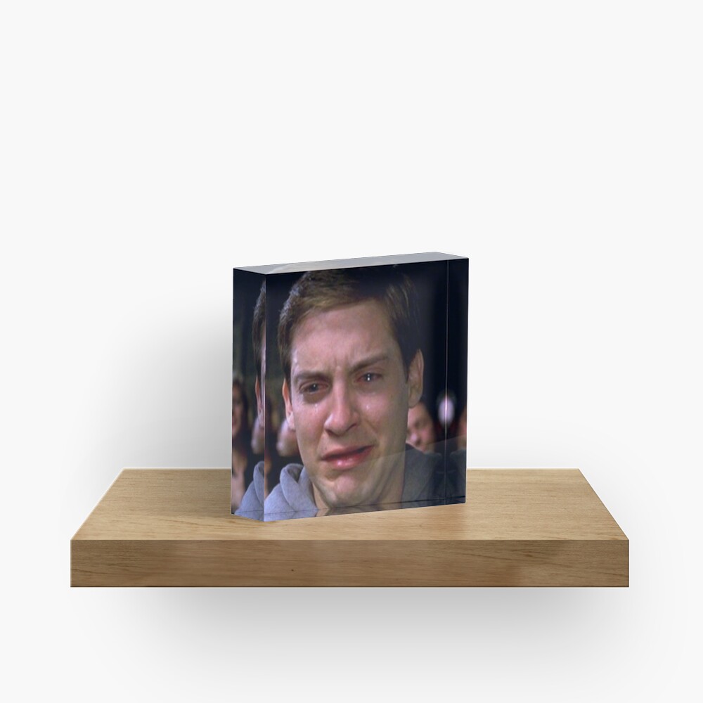 "tobey maguire crying meme" Photographic Print for Sale by kamilesz ...