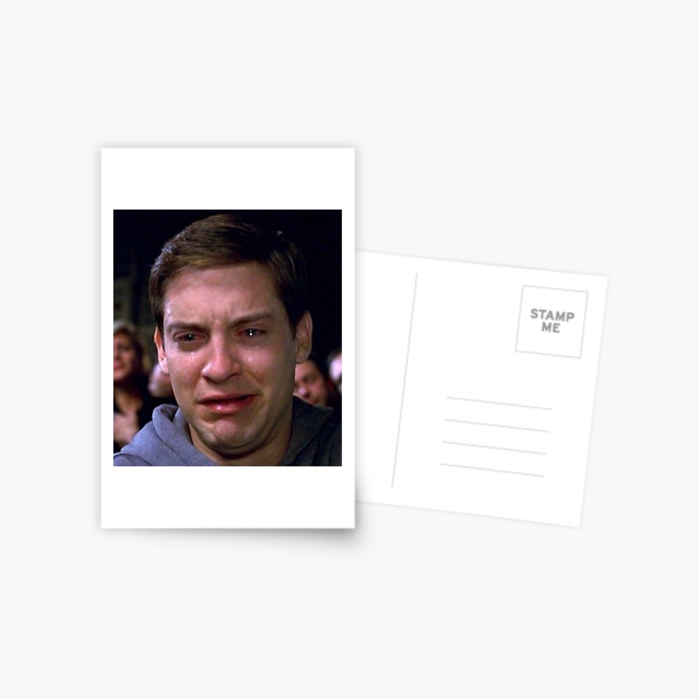 "tobey maguire crying meme" Photographic Print for Sale by kamilesz ...
