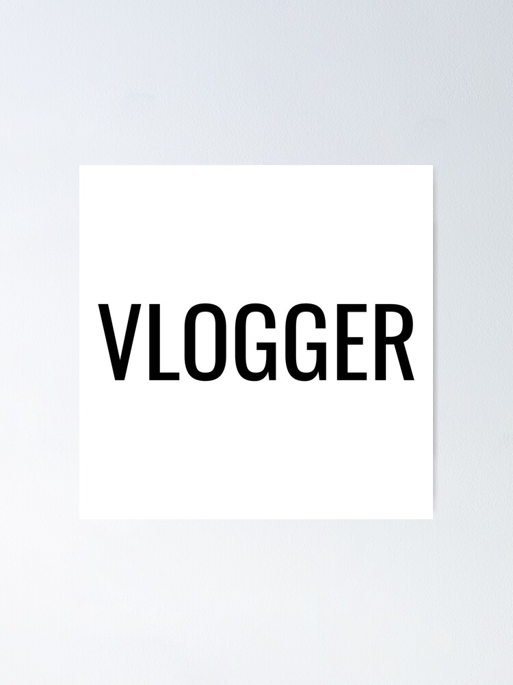 "Vlogger | Happy Face | " Poster for Sale by HappyFaceCo | Redbubble