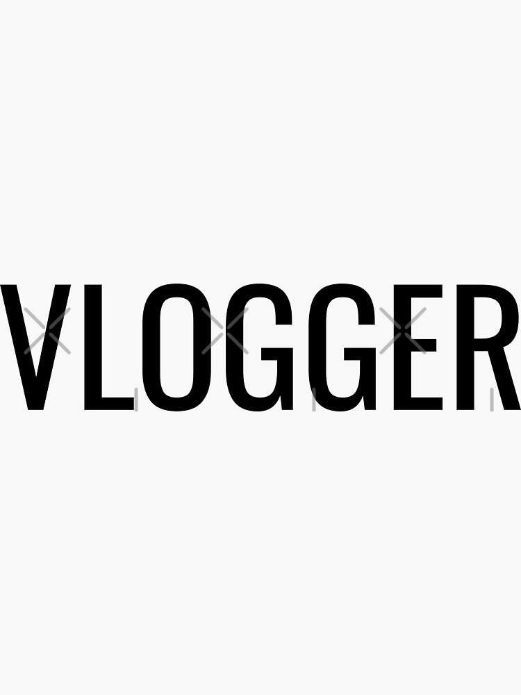 "Vlogger | Happy Face | " Sticker for Sale by HappyFaceCo | Redbubble