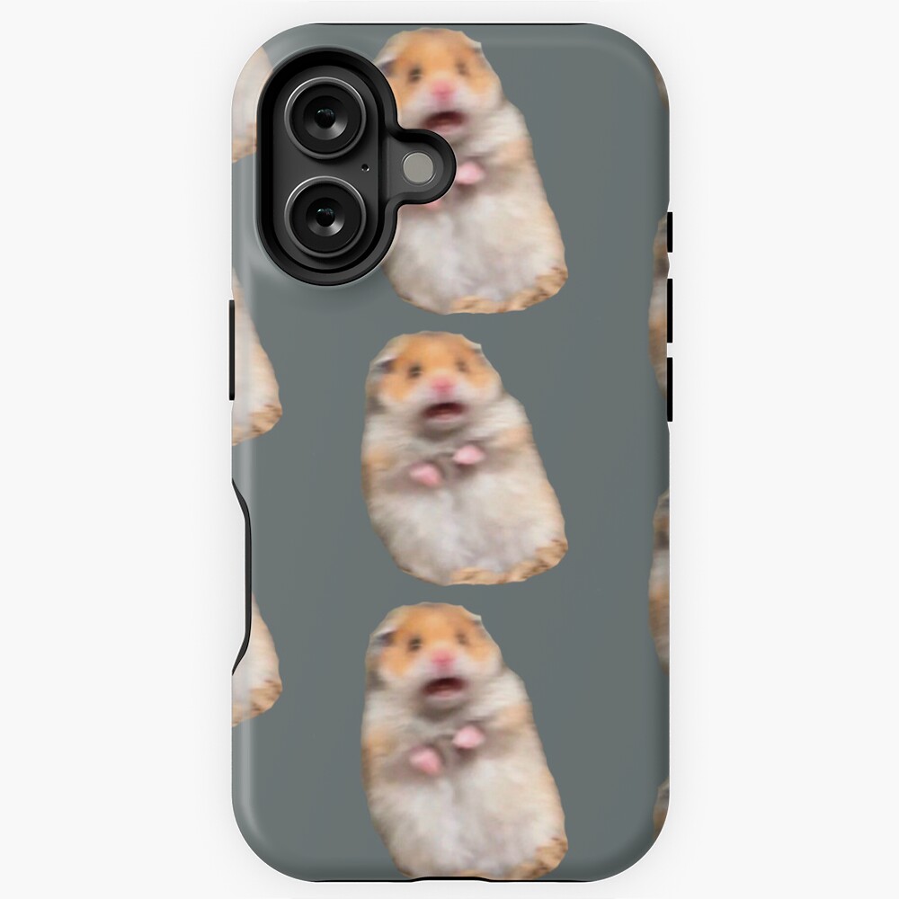"Scared Hamster Meme" Sticker by valwerty | Redbubble