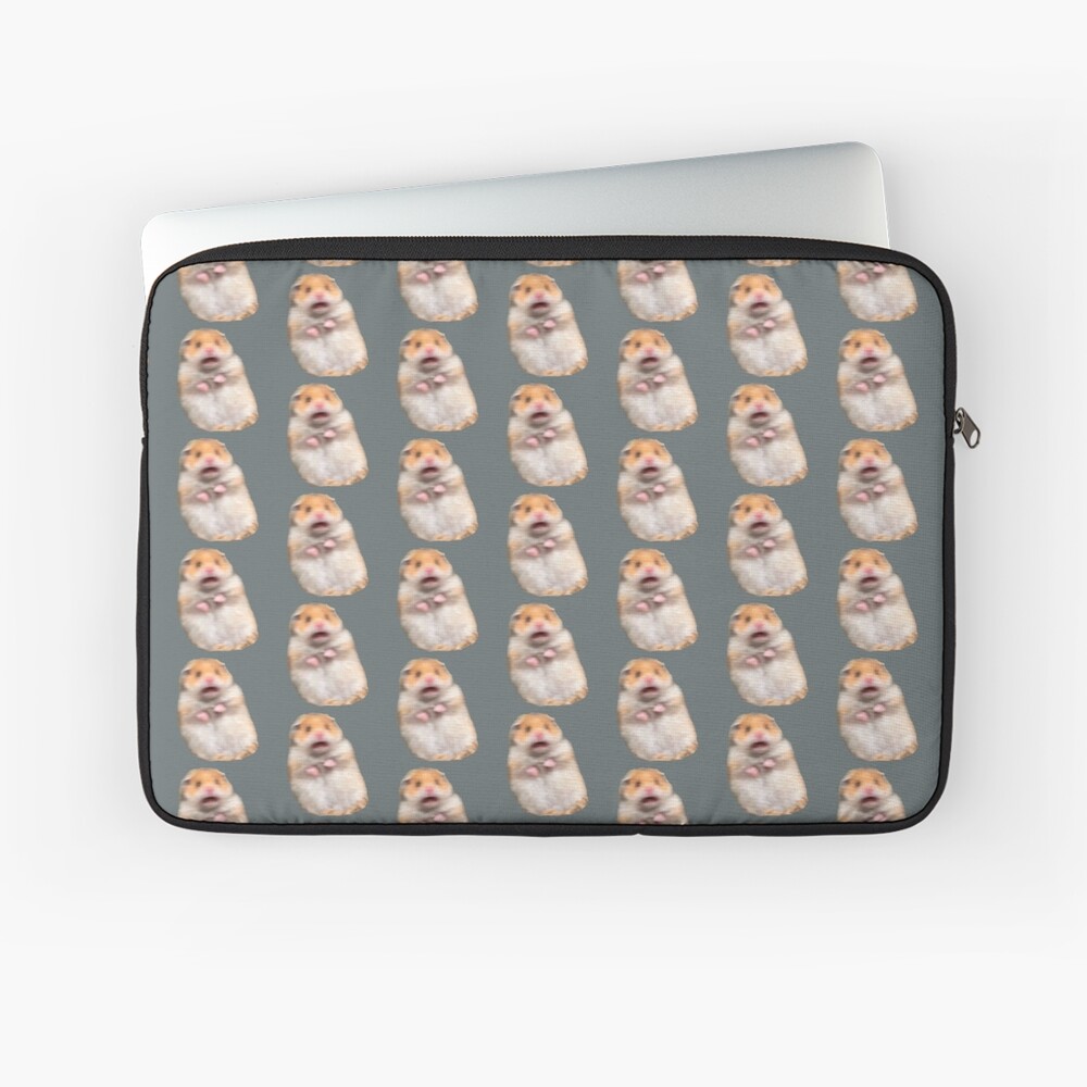 "Scared Hamster Meme" Sticker by valwerty | Redbubble