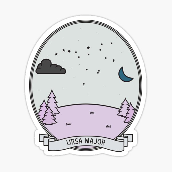 "Ursa Major" Sticker by FinlayMcNevin | Redbubble