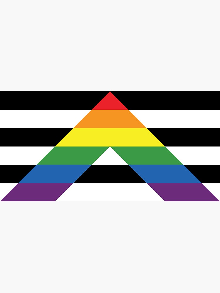"Straight Ally Flag (LGBTQ+)" Sticker for Sale by Doomer-Shop | Redbubble