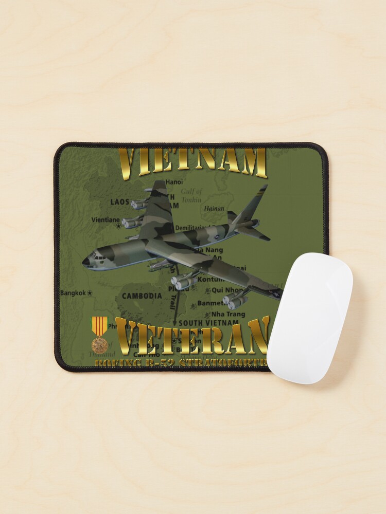 "B-52 Stratofortress Vietnam Veteran" Mouse Pad for Sale by BasilBarfly ...