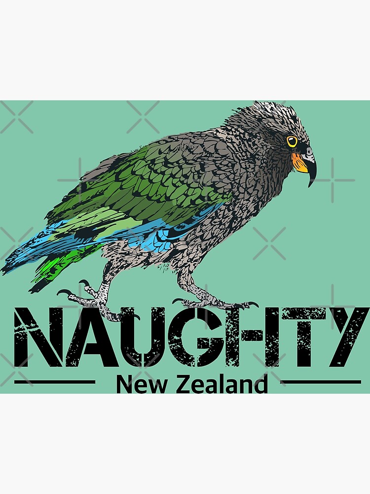 "mischief native KEA bird of new zealand" Poster for Sale by Kiwidom ...