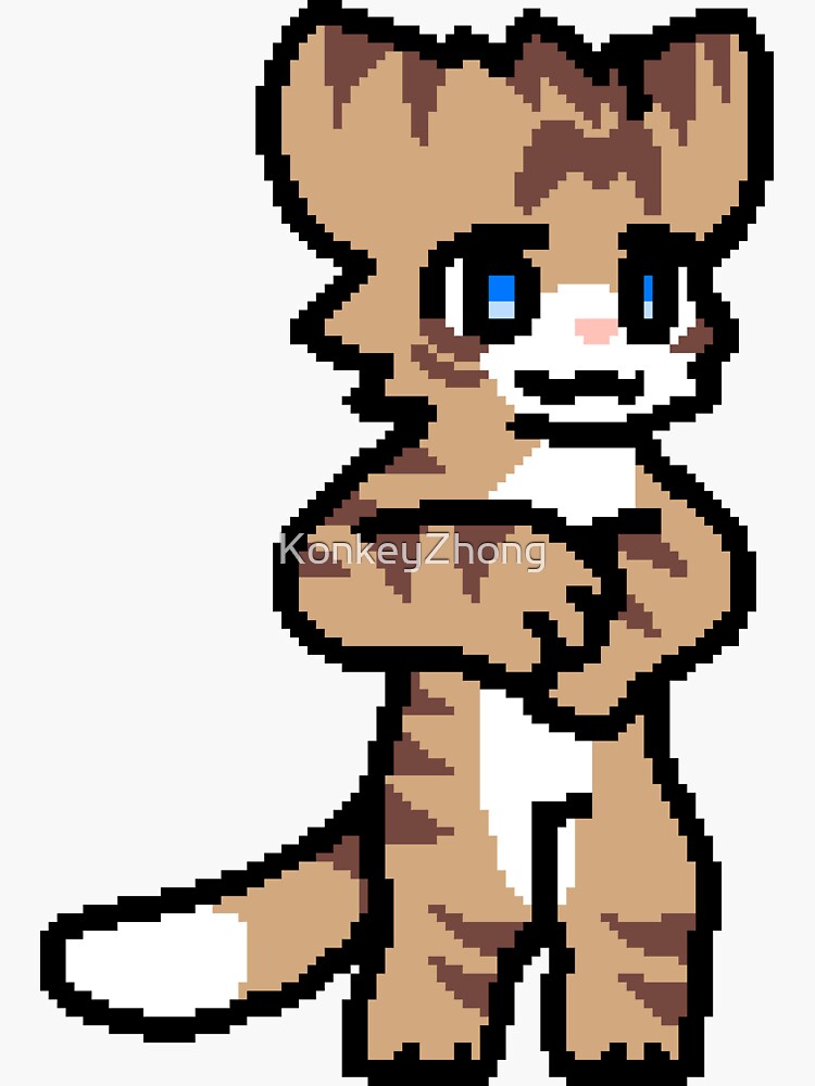 Pegatina «Cambiado - Sprite de transformación de Ming Cat» de ...