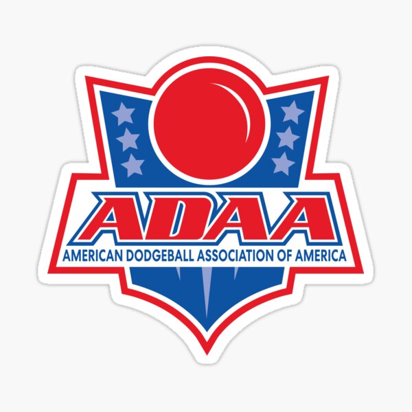 "ADAA Dodgeball Logo" Sticker for Sale by spmdesigns | Redbubble
