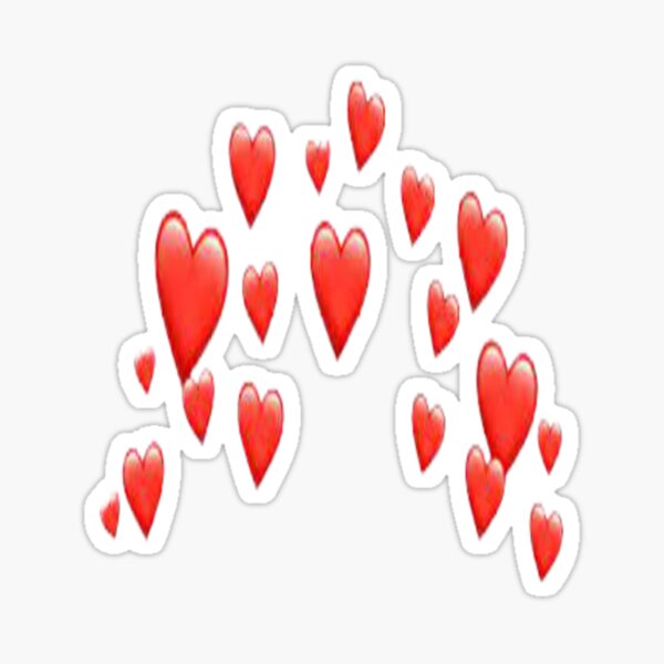 "Stickers Red Hearts Simple And Nice Design Gift for valentine day ...