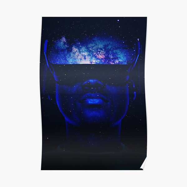 "Cosmic Metaverse" Poster for Sale by tjimageart | Redbubble