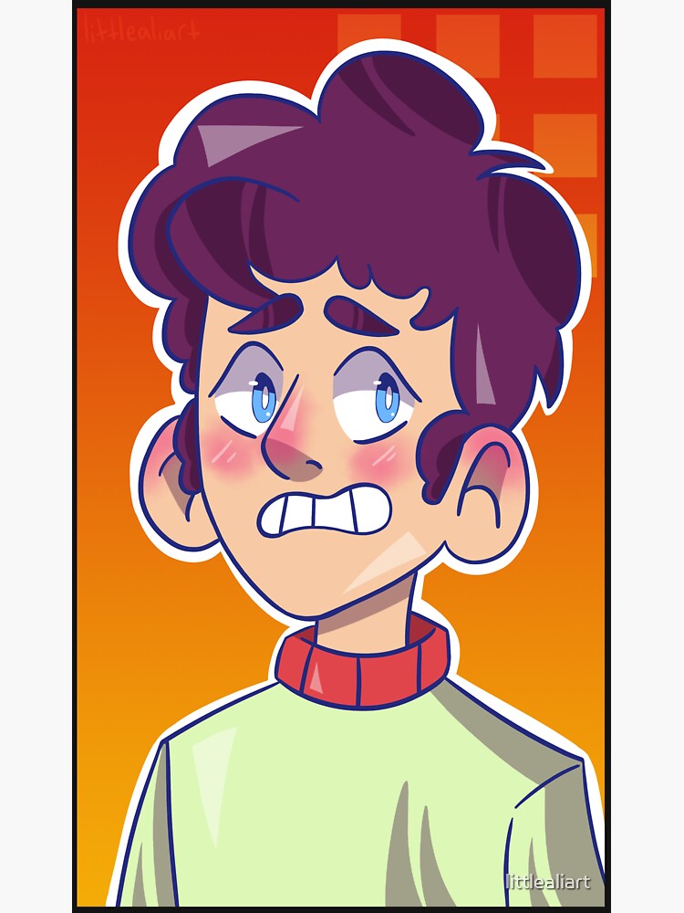 "Neil (Camp Camp)" Sticker for Sale by littlealiart | Redbubble