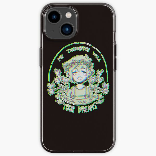 "omori my thoughts will follow you into your dreams basil " iPhone Case ...
