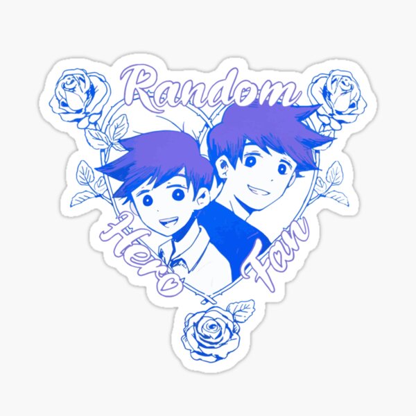 "omori random hero fan " Sticker by Windhdesigns | Redbubble
