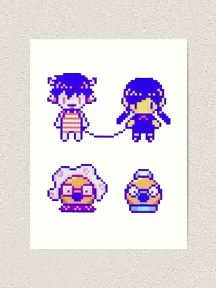 "Omori sprites x 4 " Art Print for Sale by Windhdesigns | Redbubble