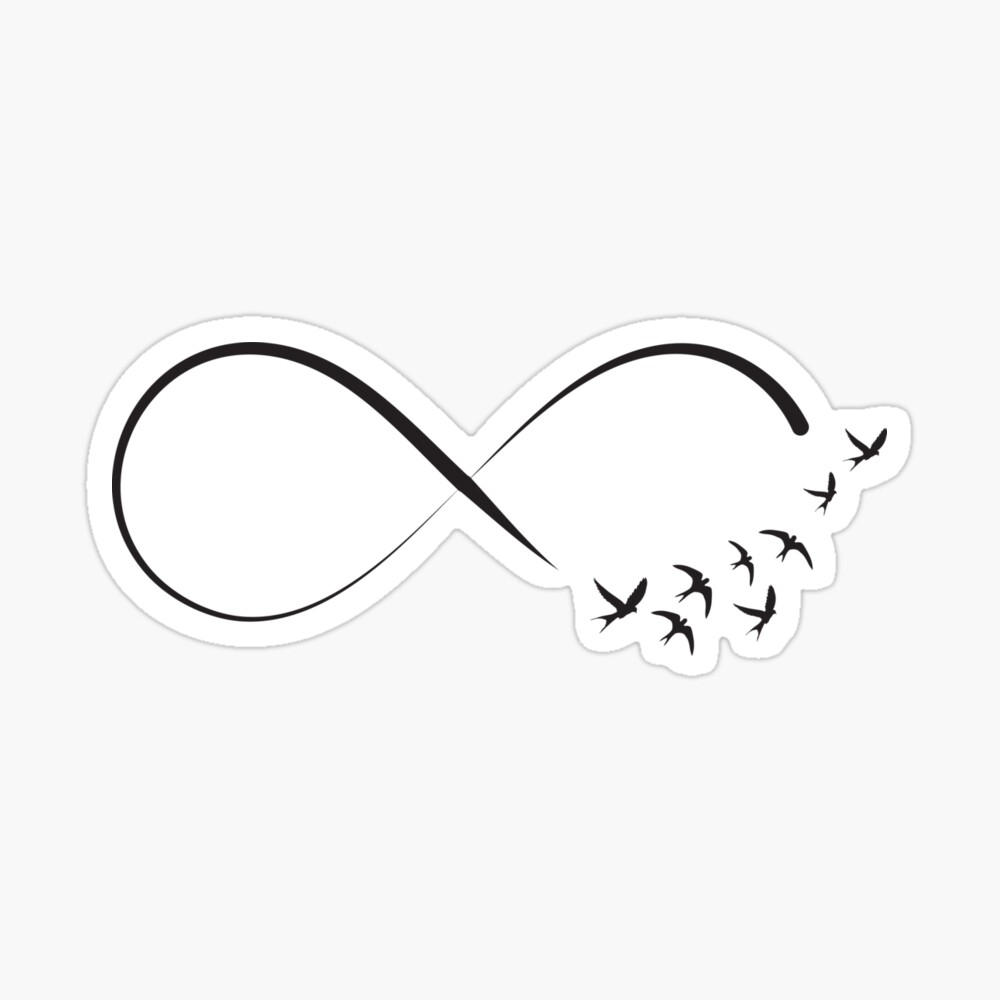 Infinity Symbol With Birds