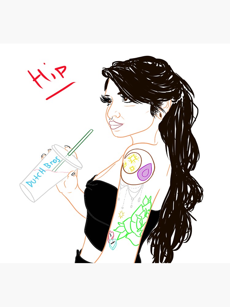 "Hip" Sticker by badwolf3777 | Redbubble