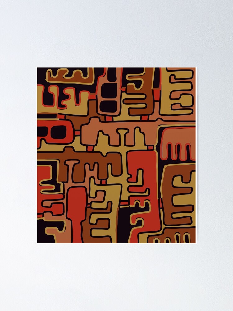 "Aztec " Poster for Sale by myimpression | Redbubble