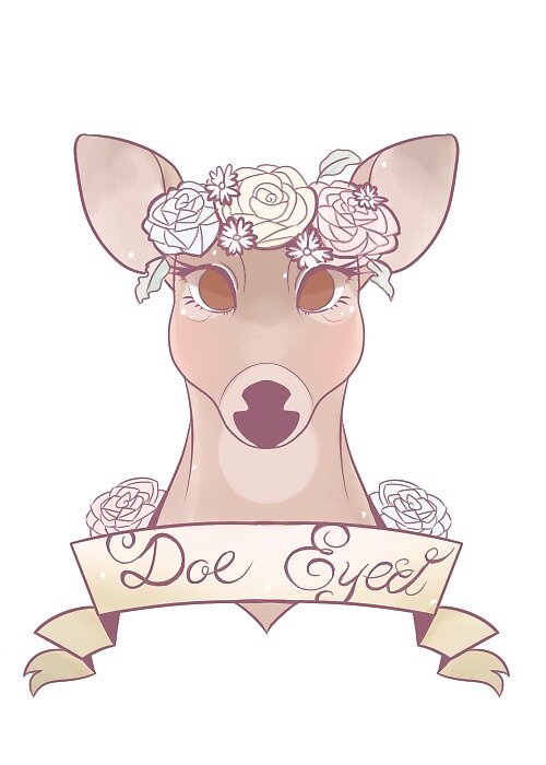 "Doe Eyed" by cxtdog | Redbubble