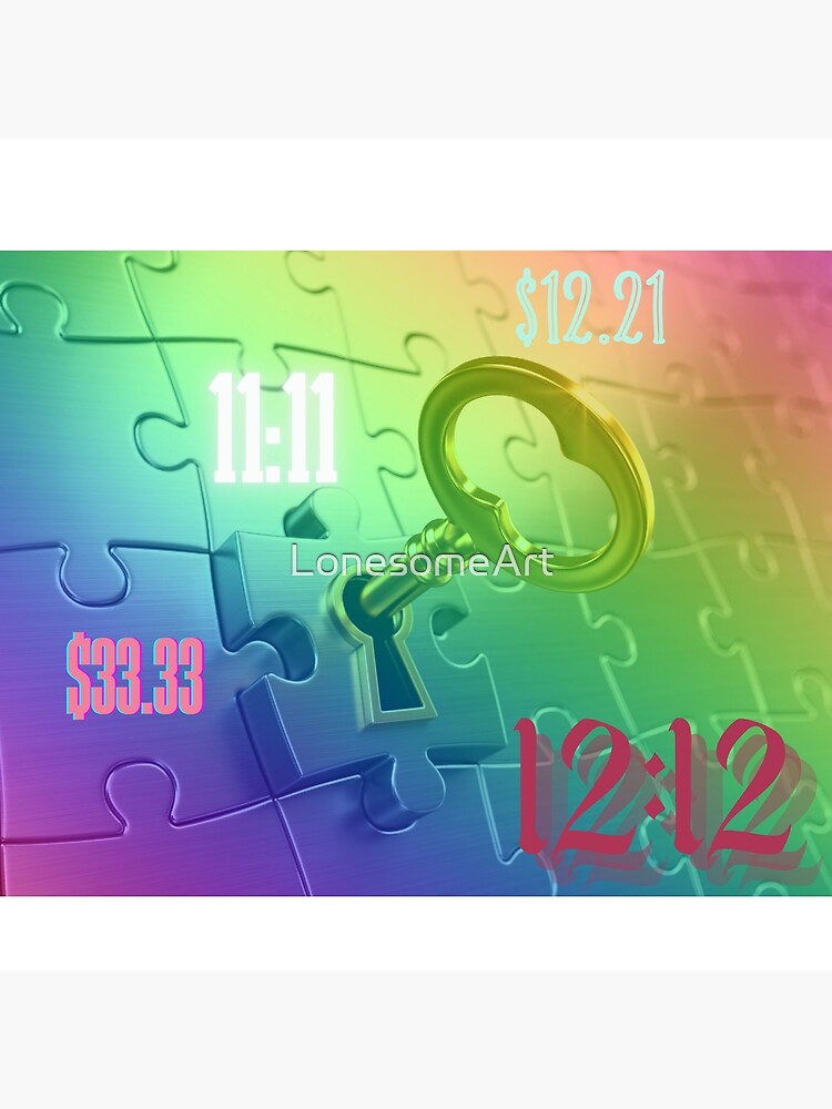 "Rainbow Puzzles Key and Numerology Mysteries" Poster by LonesomeArt ...
