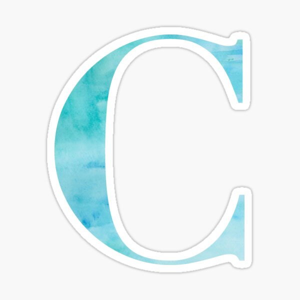 C Letter Stickers | Redbubble