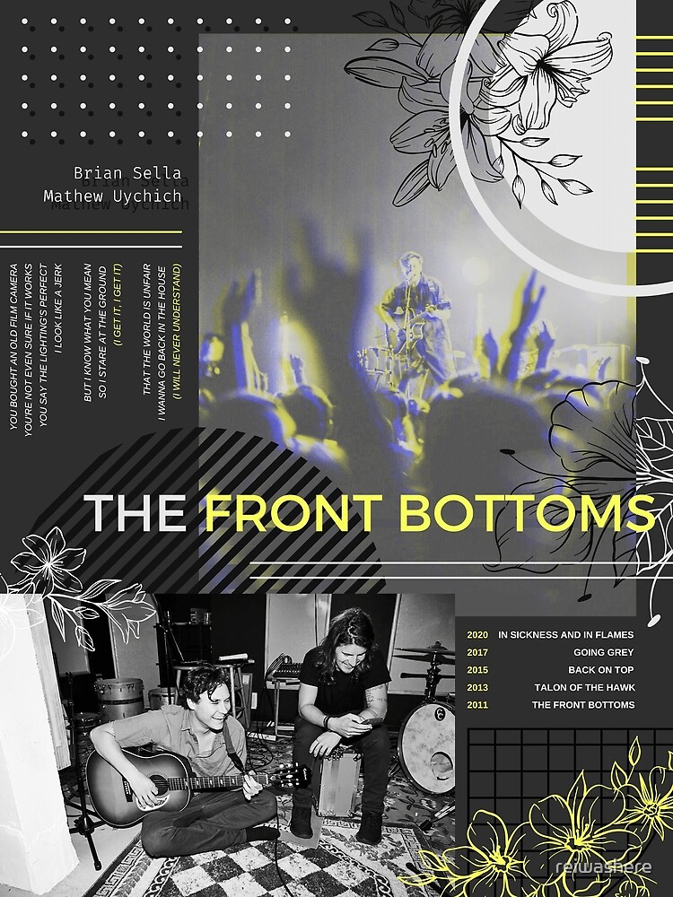 "the front bottoms retro" Poster for Sale by reiwashere | Redbubble