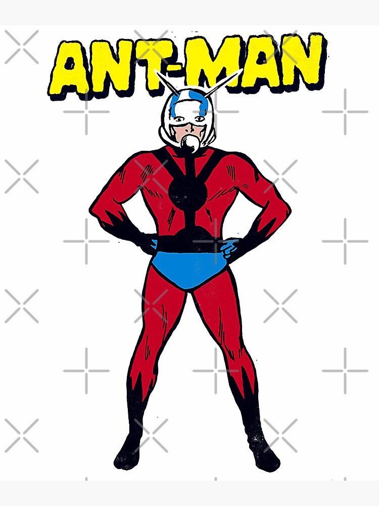 Lámina fotográfica «Perfil de cómic retro clásico de Ant-Man» de ...