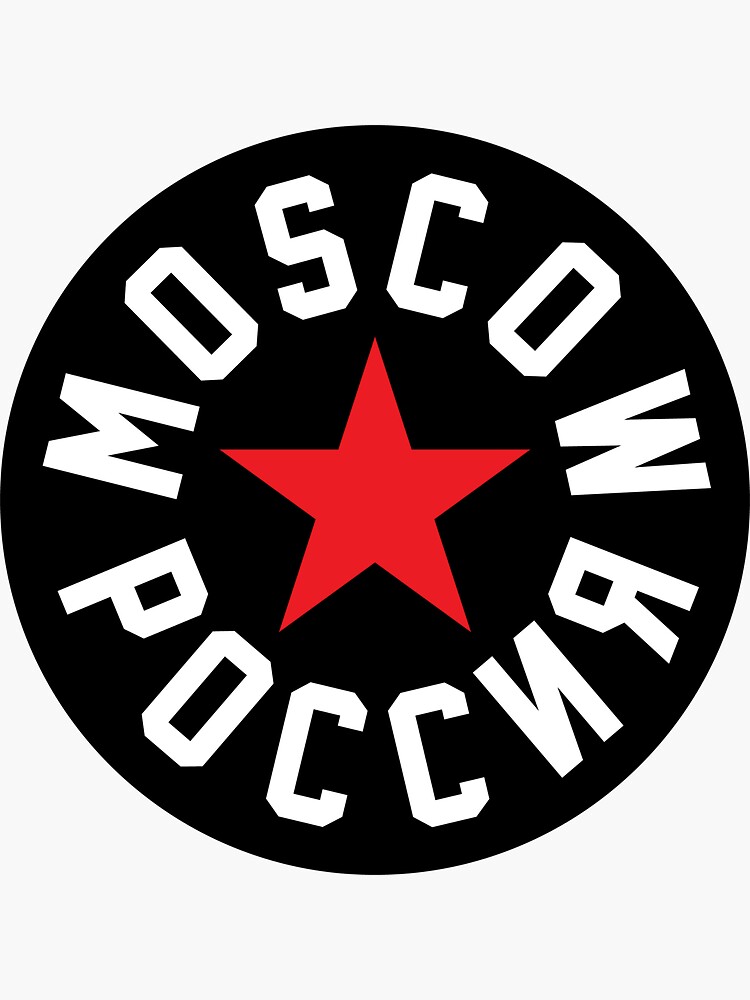 "Moscow POCCNR" Sticker for Sale by JamesShannon | Redbubble