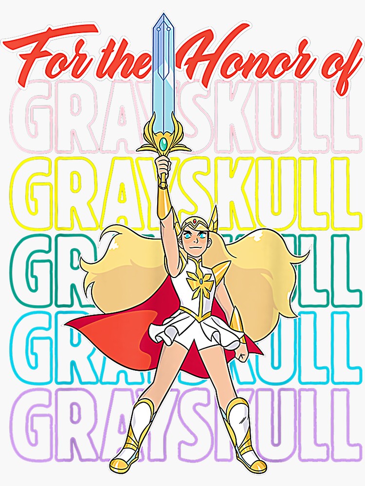 "She-Ra And The Princess of Power Grayskull" Sticker for Sale by ...