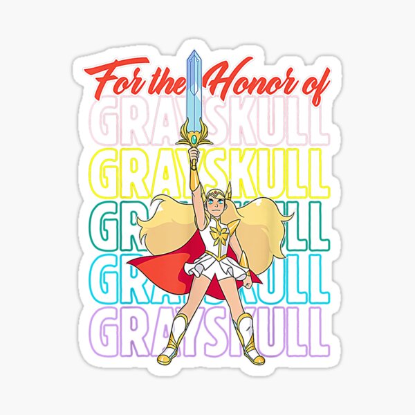 "She-Ra And The Princess of Power Grayskull" Sticker for Sale by ...