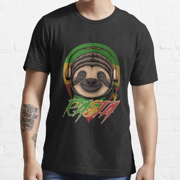 "Rasta - Jamaican Sloth - " Essential T-Shirt for Sale by onjcdesign ...