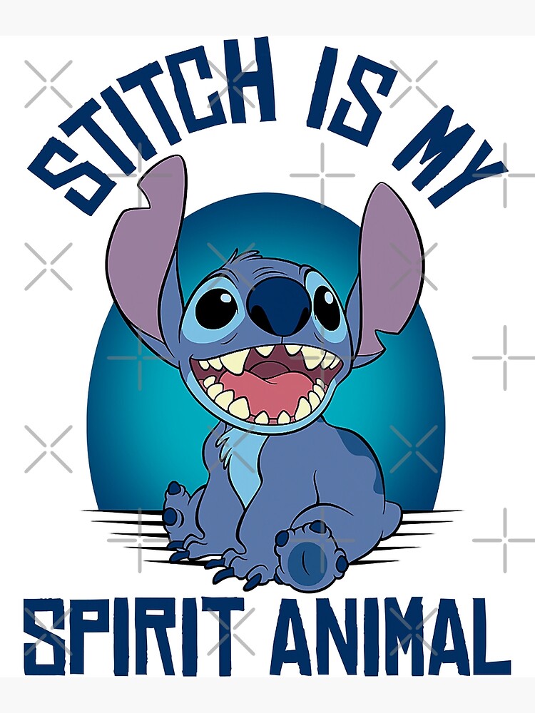 "Disneyy Lilos & Stitchs Spirit Animal Stitchs" Photographic Print by ...