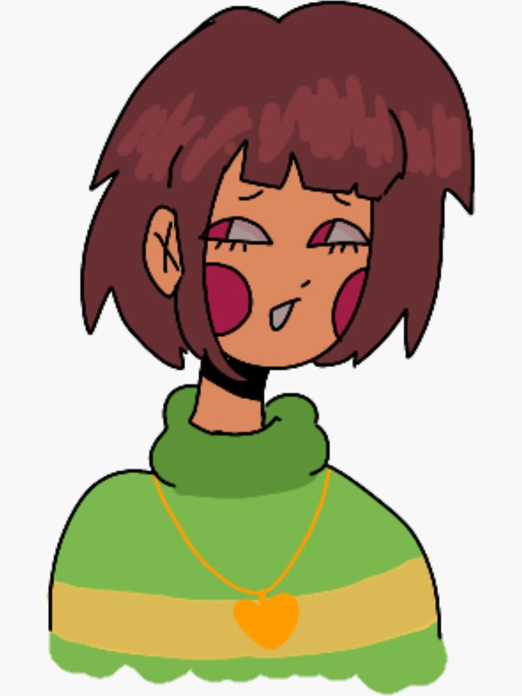 "Chara (Undertale)" Sticker by RaspberryRhen | Redbubble
