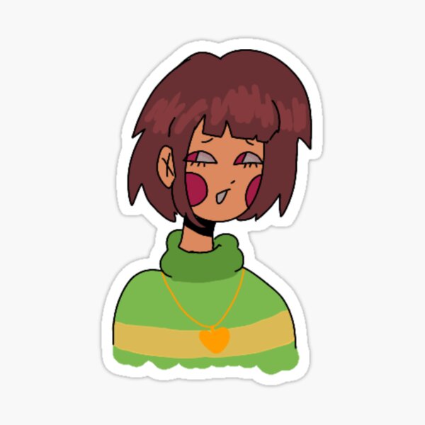 "Chara (Undertale)" Sticker by RaspberryRhen | Redbubble