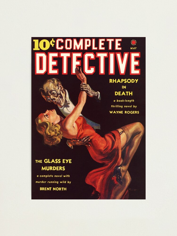Lámina fotográfica «10 centavos Complete Detective True Crime Mystery ...
