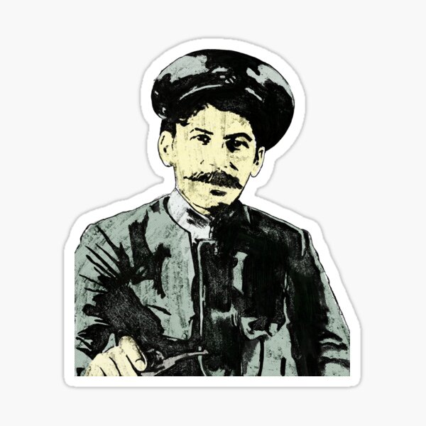 "Joseph Stalin" Sticker by liberatoryart | Redbubble