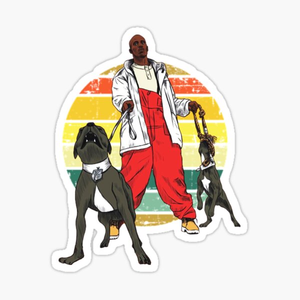 "Rapper Vintage Dmx Forever" Sticker by LeonieFahey | Redbubble
