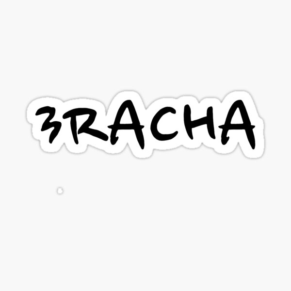"3racha label" Sticker for Sale by hcsideup | Redbubble