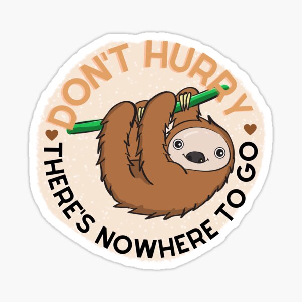 "Ominous Sloth" Sticker for Sale by Thistlelilly | Redbubble
