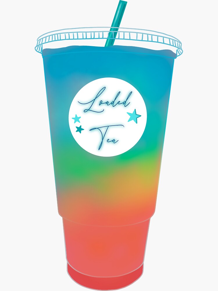 "Loaded Tea" Sticker for Sale by savsandpaints | Redbubble