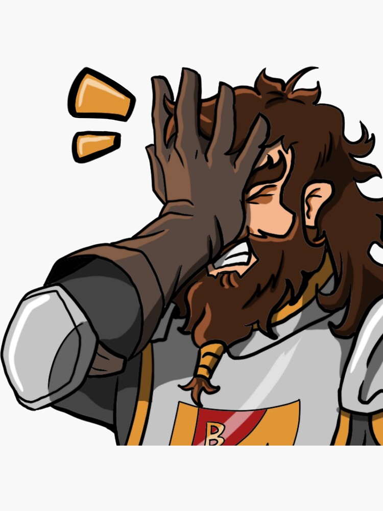 "BTNeandertha1 Fail Emote" Sticker for Sale by BTNeandertha1 | Redbubble