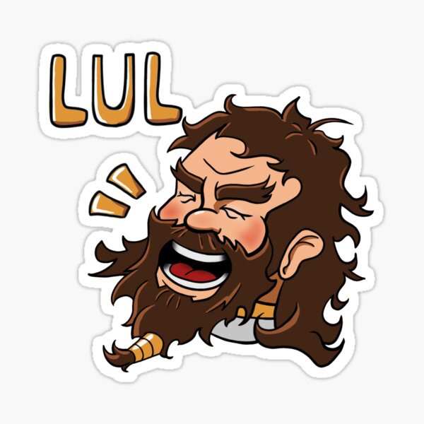 "BTNeandertha1 LUL Emote" Sticker for Sale by BTNeandertha1 | Redbubble