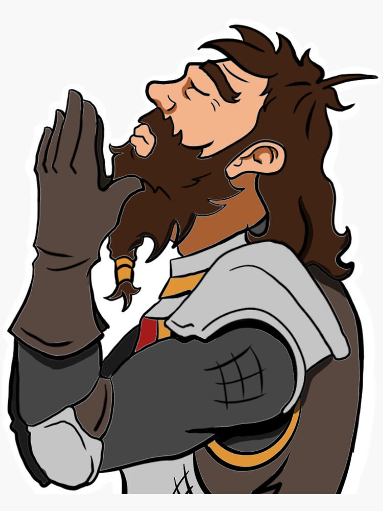 "BTNeandertha1 Prayer Emote" Sticker for Sale by BTNeandertha1 | Redbubble