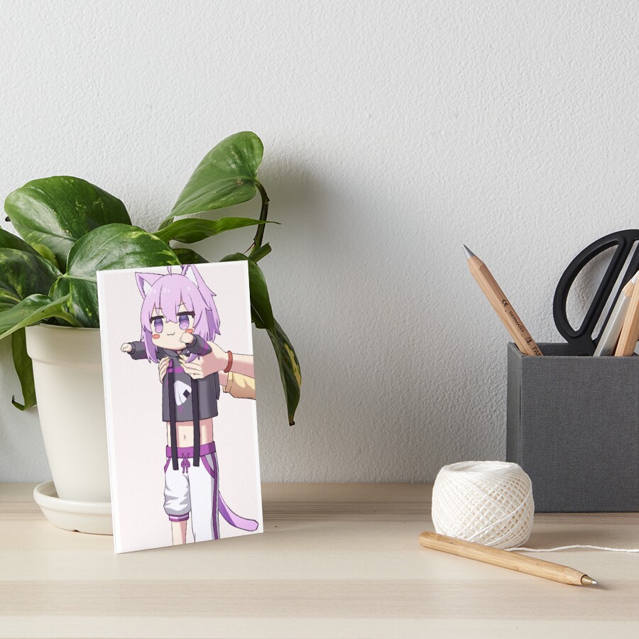 "Nekomata Okayu Chibi" Art Board Print by PabloPatterns | Redbubble