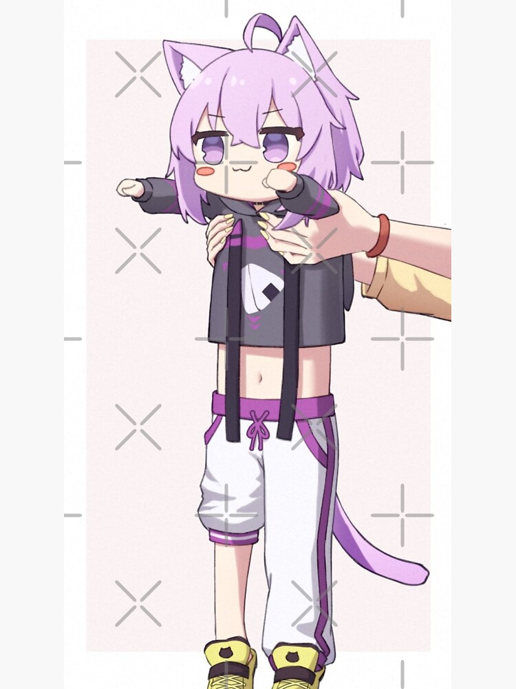 "Nekomata Okayu Chibi" Sticker for Sale by PabloPatterns | Redbubble